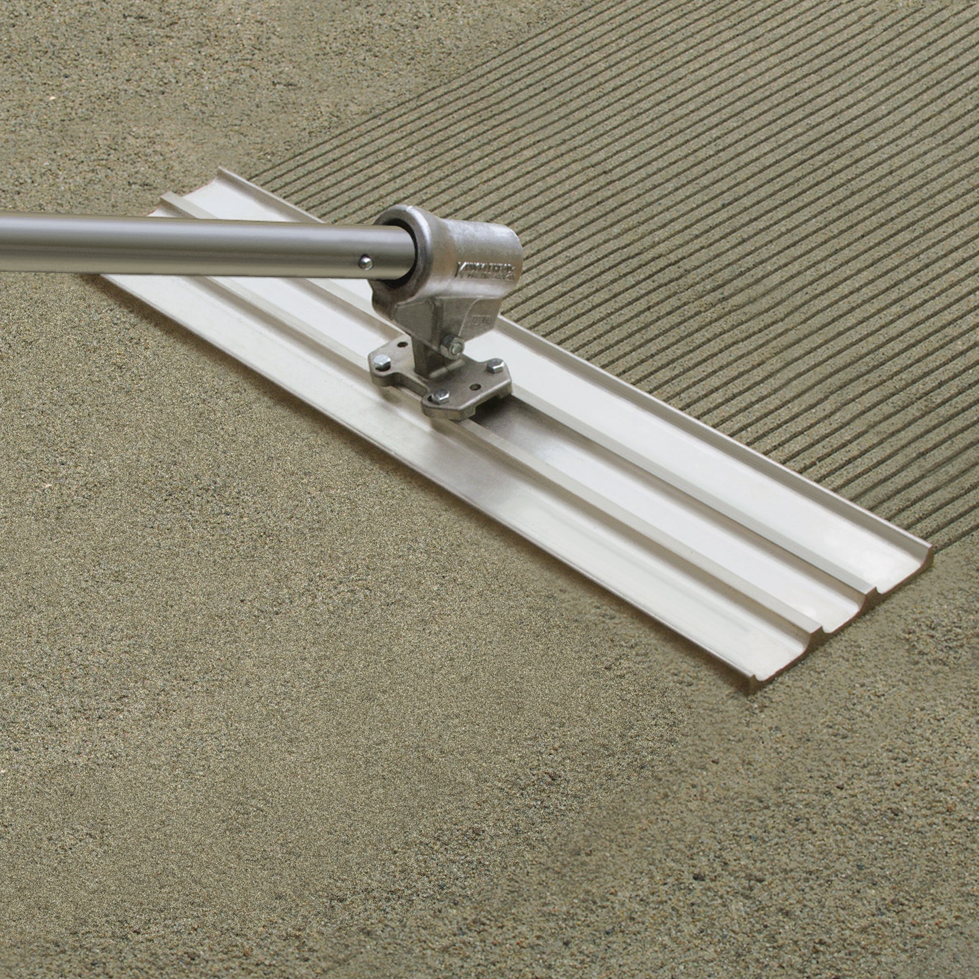 Kraft Tool Co- 24" x 8" Multi-Trac Bull Float Groover Blade - 2-1/4 ...