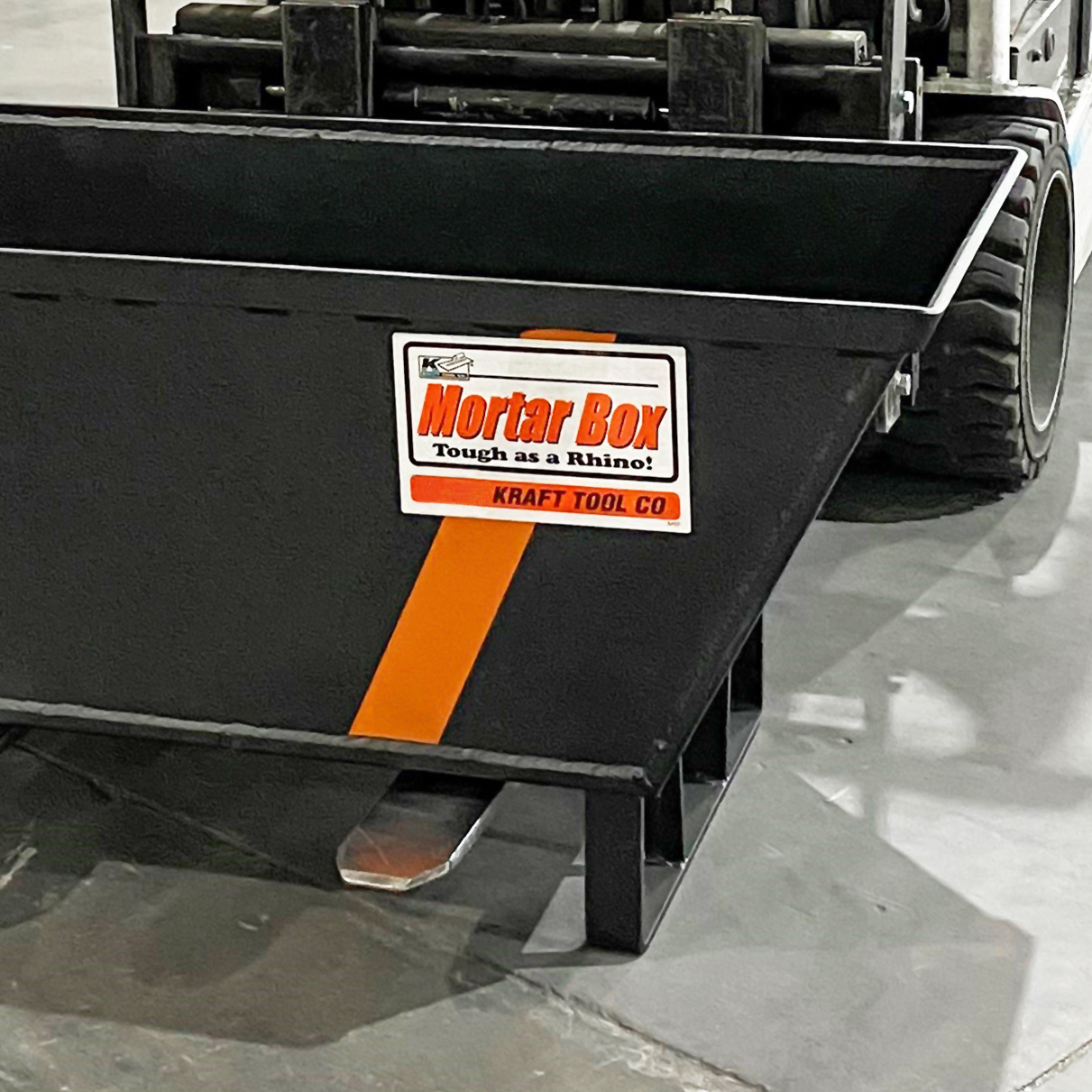 Kraft Tool Co- 10 Cu. Ft. Heavy-Duty Steel Mortar Box