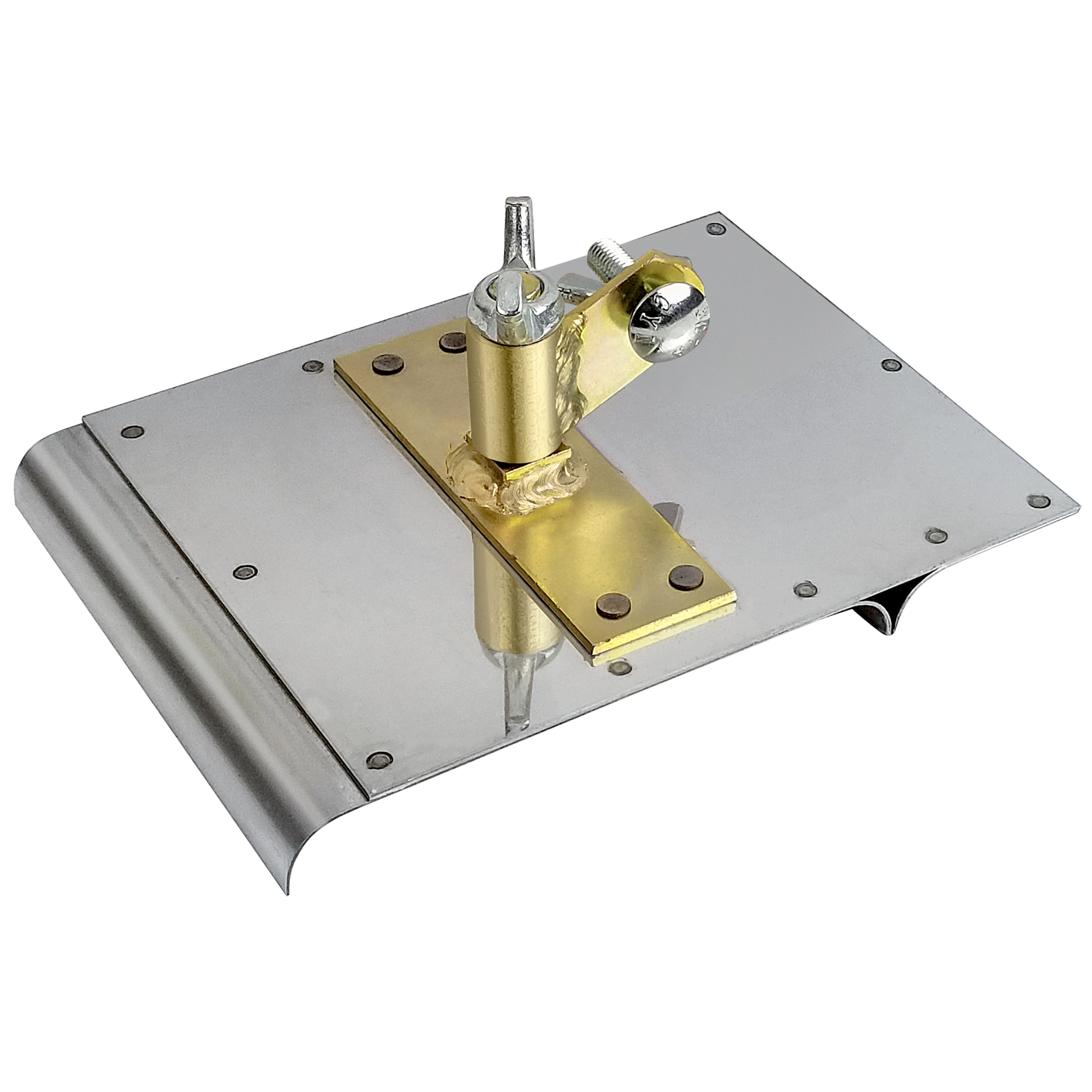 Kraft Tool Co- 6" x 8" 1/2"R 1/4"Bit Stainless Steel Walking Edger ...