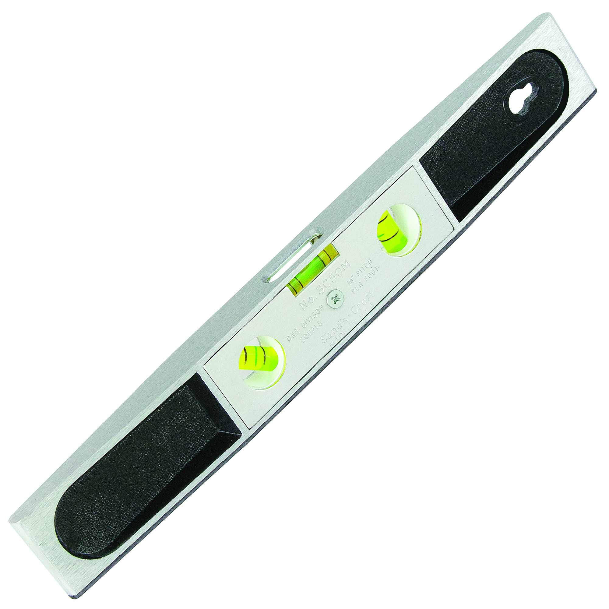 Kraft Tool Co- 9” Aluminum Magnetic Torpedo Level (3 Vials)