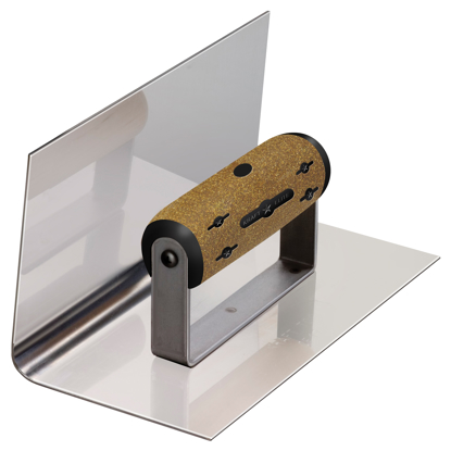 Kraft Tool Co- 8" x 4" 1/2"R Inside Step Tool with Batter with Wood Handle