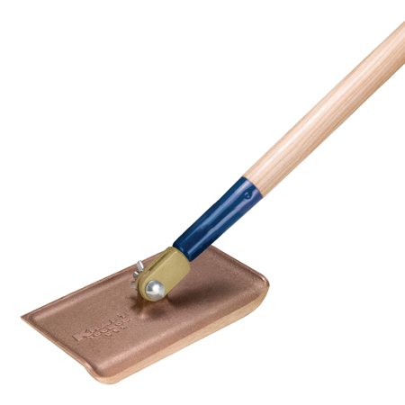 Kraft Tool Co- 6" x 4" 1/4"R Bronze Walking Edger with Handle